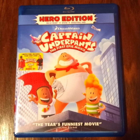 Dreamworks | Media | Dreamworks Captain Underpants Hero Edition On ...